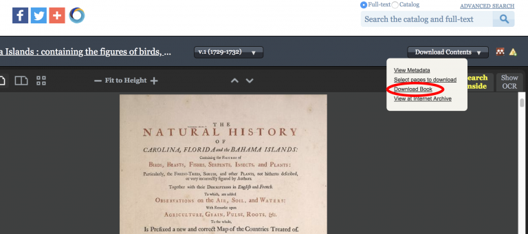 How do I download high resolution files of all pages in a book? – About BHL